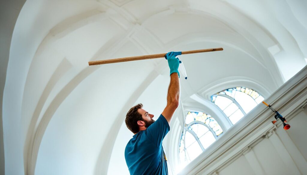 How To Clean Cathedral Ceilings Safely