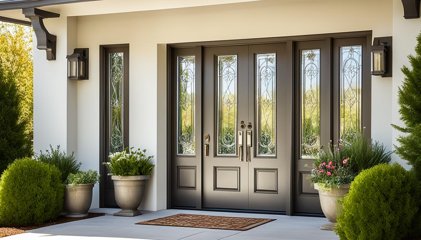 How To Decorate A Double Front Door: Dual Style