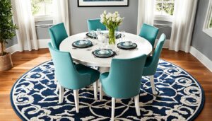 How To Measure For A Round Rug Under Dining Table: Size Guide