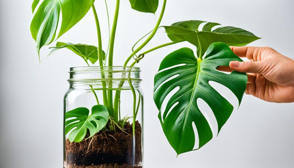 How To Pot A Monstera Cutting: Plant Propagation