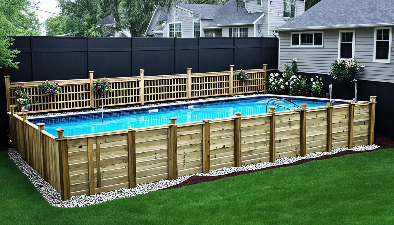 Refreshing Above Ground Pool Fence Ideas for Safety & Style