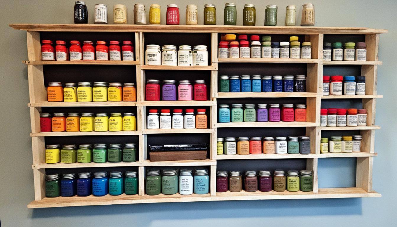 Creative Acrylic Paint Storage Solutions