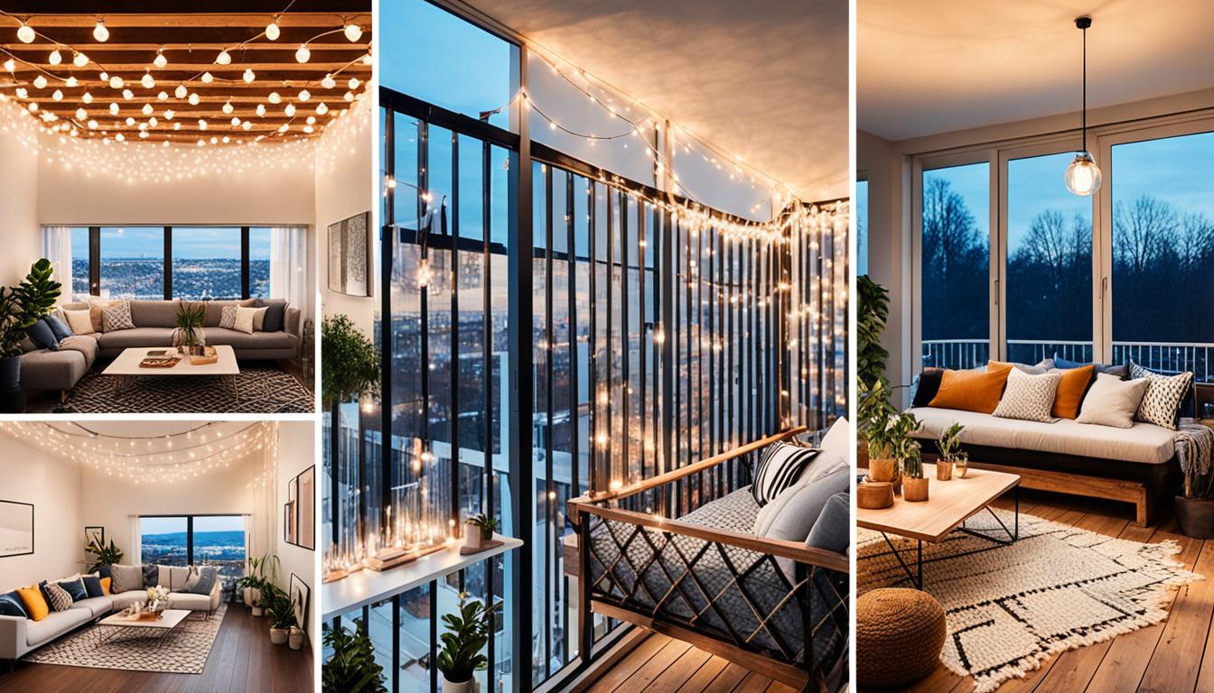 Balcony Bliss: Apartment Balcony String Lights Ideas