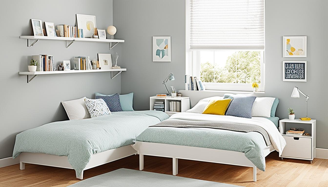 Creative 2 Beds in One Small Room Layouts