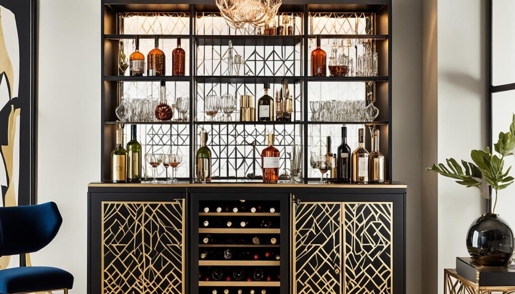 Chic Bar Cabinet Ideas for Home Entertaining