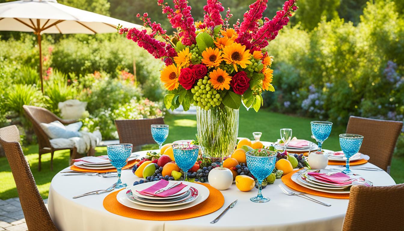 Chic Backyard Outdoor Table Setting Ideas
