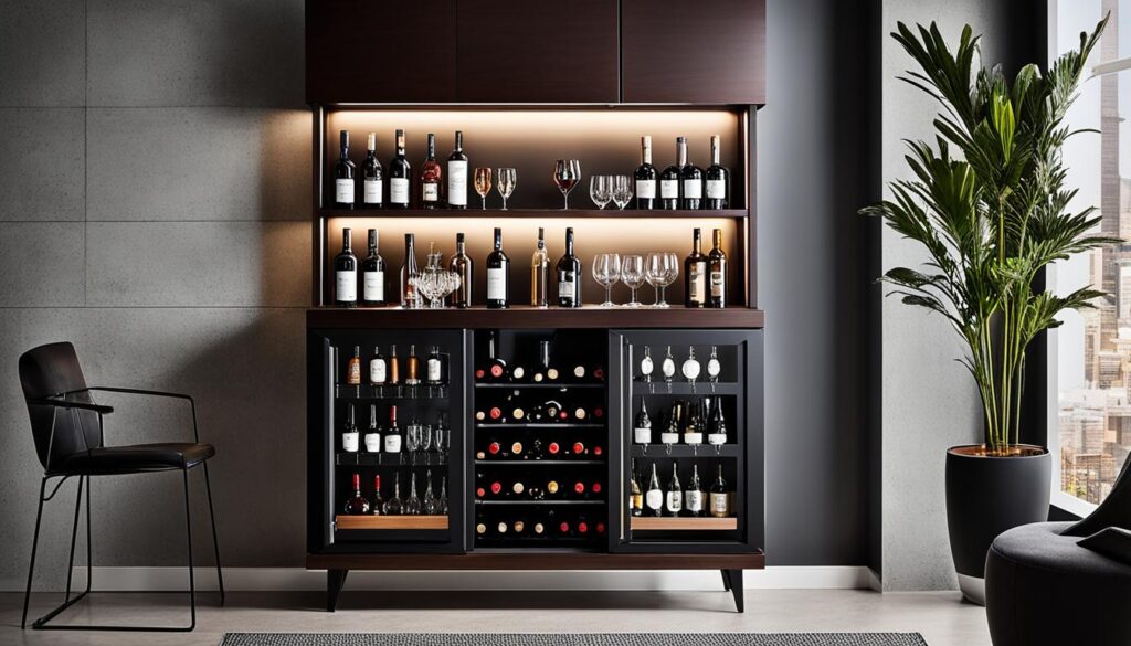 Modern Bar Cabinets Ideas for Stylish Homes