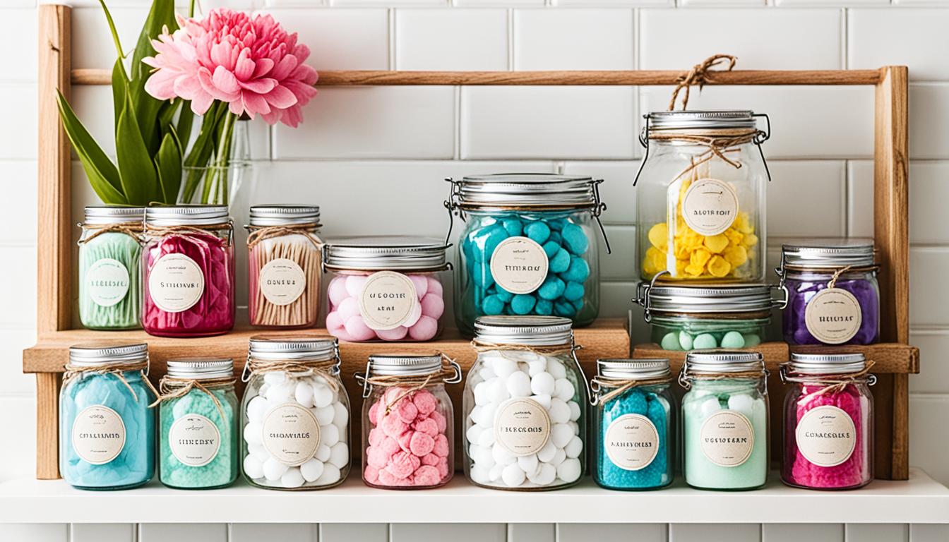 Creative Bathroom Jar Ideas to Organize in Style