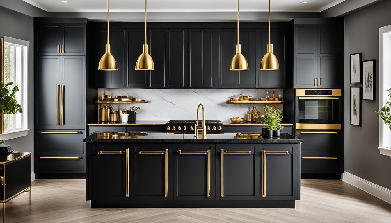 Elevate Your Space with Black and Gold Kitchen Ideas