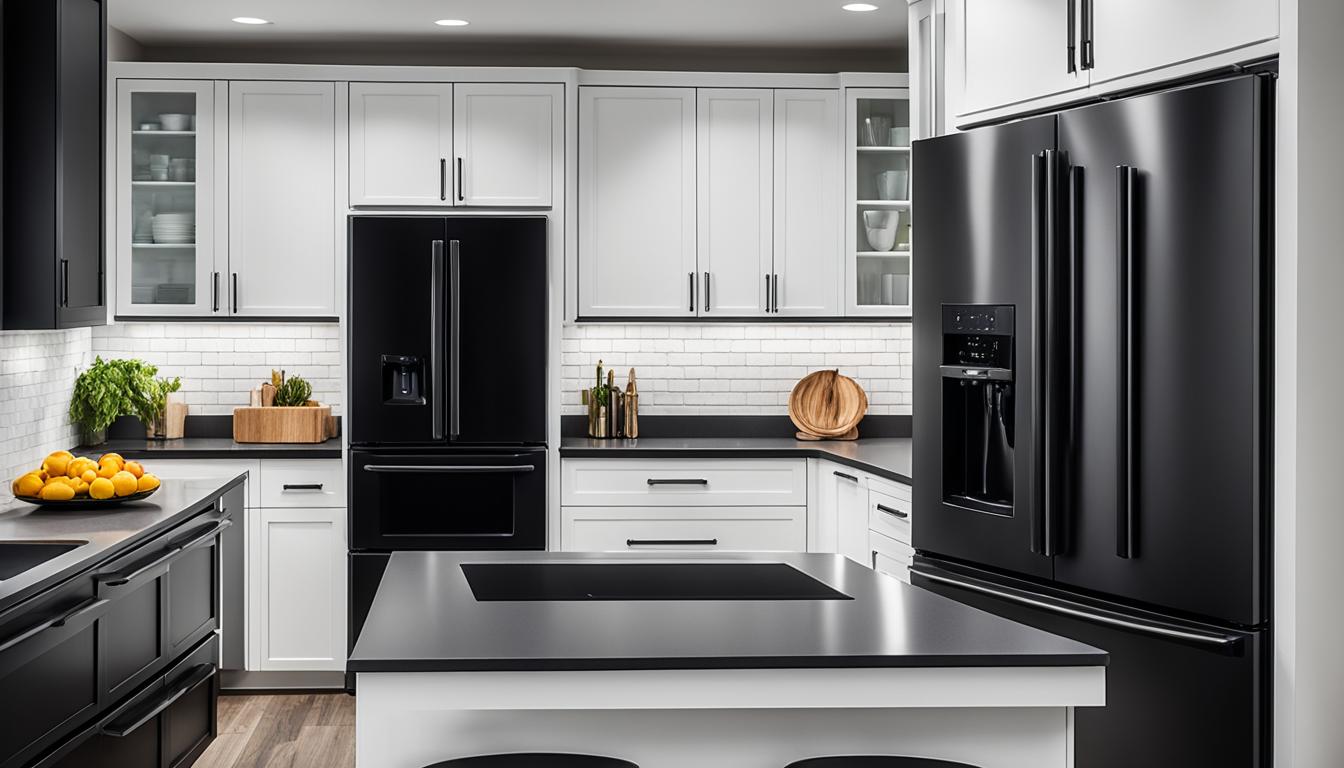 Sleek Black Appliances Kitchen Ideas & Tips