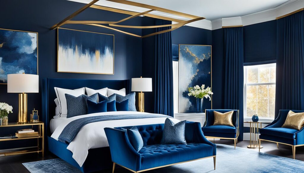 Blue and Gold Room Ideas for Elegant Interiors
