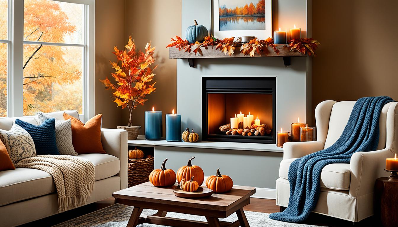 Blue Fall Decor Ideas for a Cozy Touch
