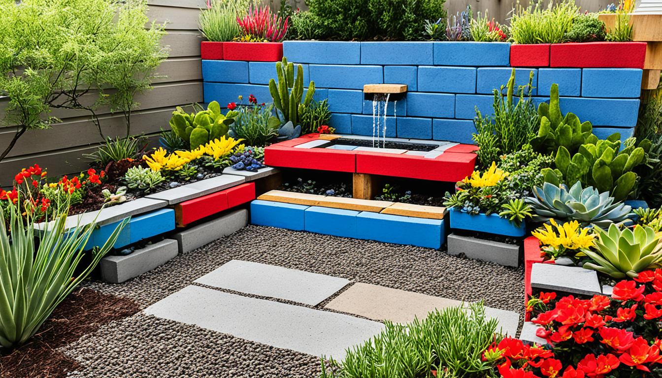 Colorful Cinder Block Garden Projects I Love