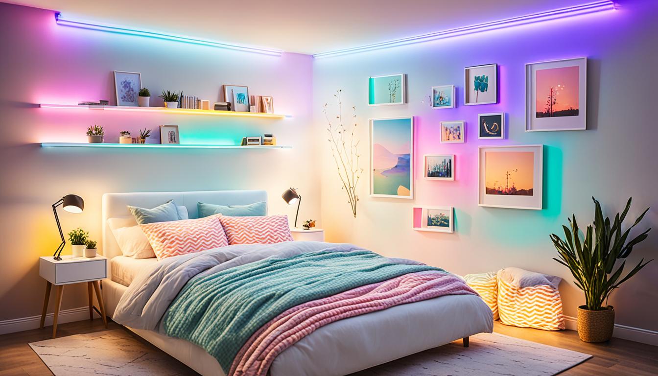 Brighten Up Your Space: Cute Room Ideas with LED Lights