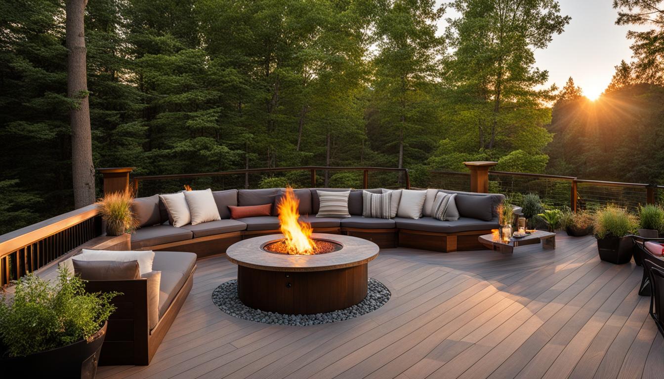 Warm Up Your Outdoor Space: Deck with Fire Pit Ideas