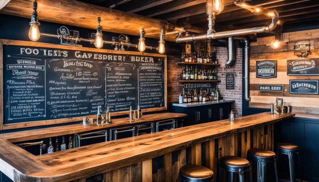 DIY Bar Foot Rail Ideas for Home Pubs & Spaces