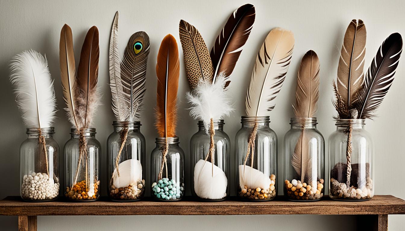 Feather Display Ideas for Elegant Home Decor