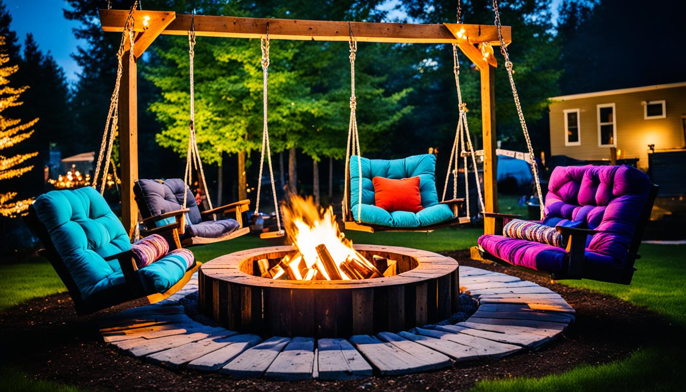 Cozy Up with Unique Fire Pit Swing Ideas