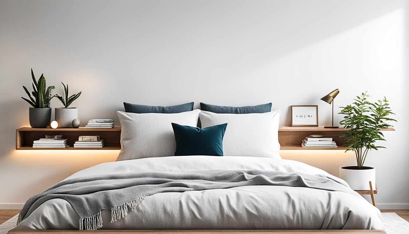 Chic Floating Shelf Above Bed Ideas for Your Room