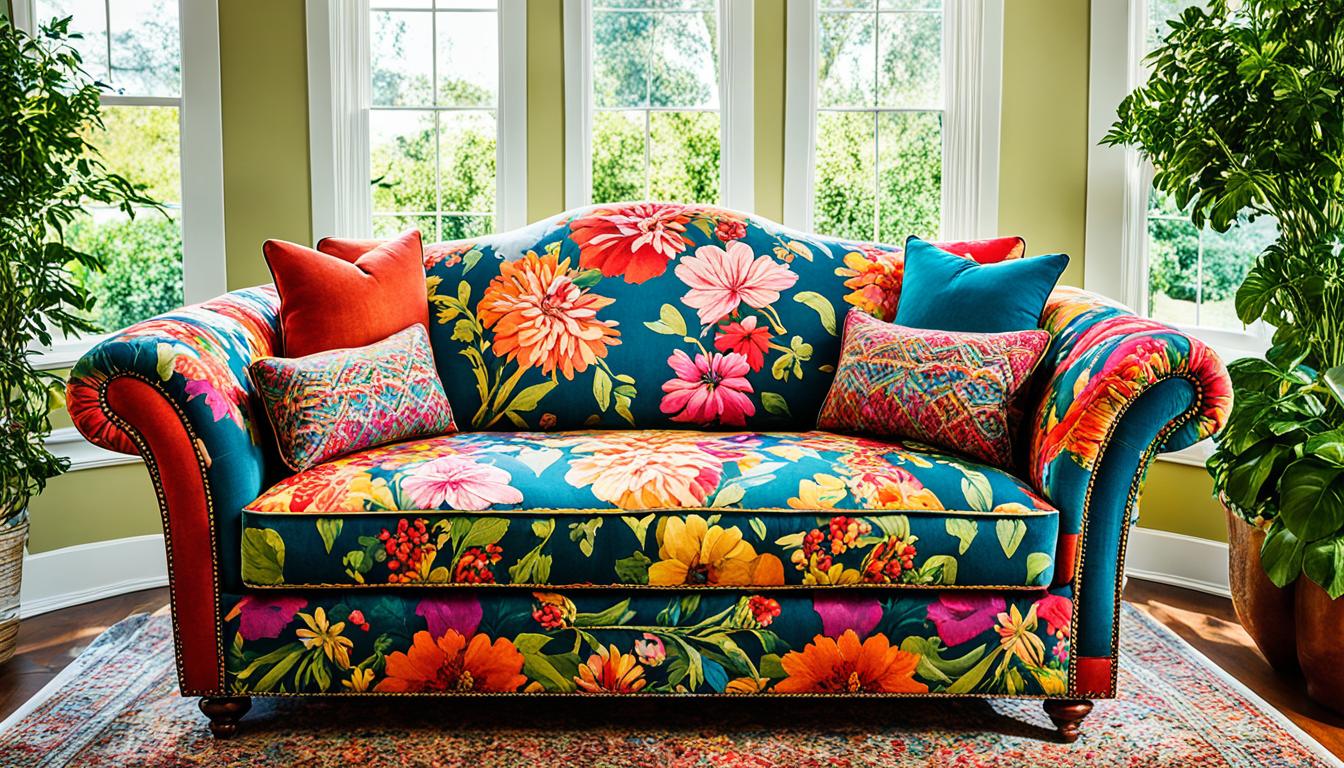 Blooming Style: Floral Couch Living Room Ideas
