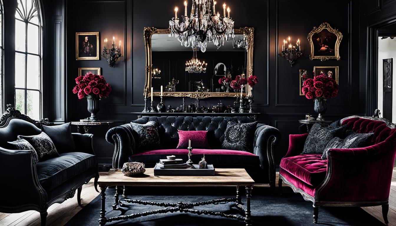 Embrace the Dark: Chic Goth Living Room Ideas