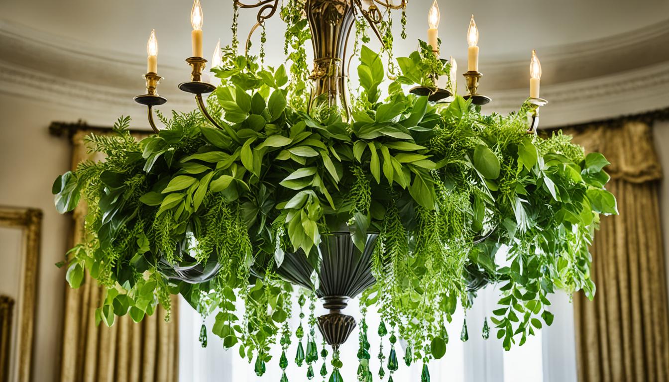 How To Decorate A Chandelier With Greenery: Elegant Touches