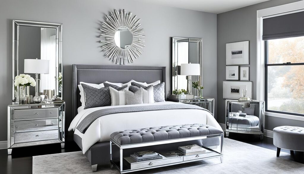 Sophisticated Grey and Silver Bedroom Ideas