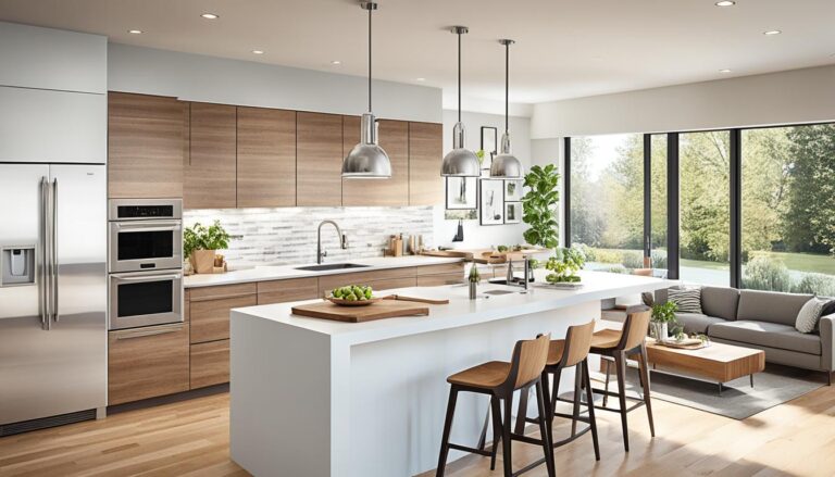 Half Wall Kitchen Ideas for Open Space Designs