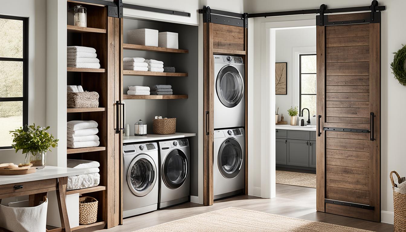 Brighten Hallways with Fresh Laundry Room Door Ideas