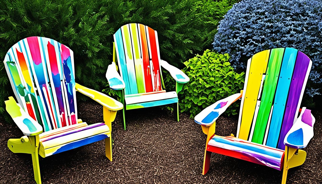Colorful Adirondack Chairs: Painting Ideas Guide