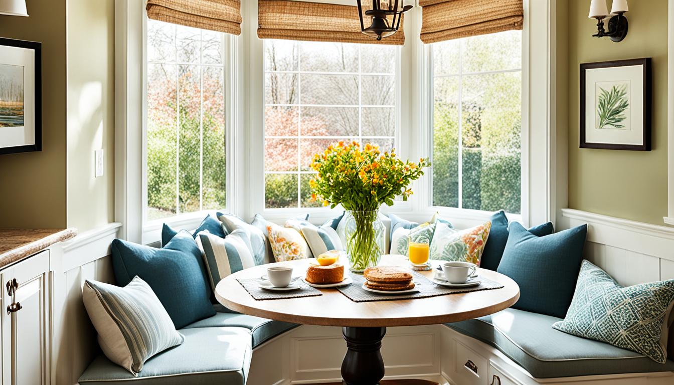 Cozy Breakfast Nook Bay Window Seating Tips