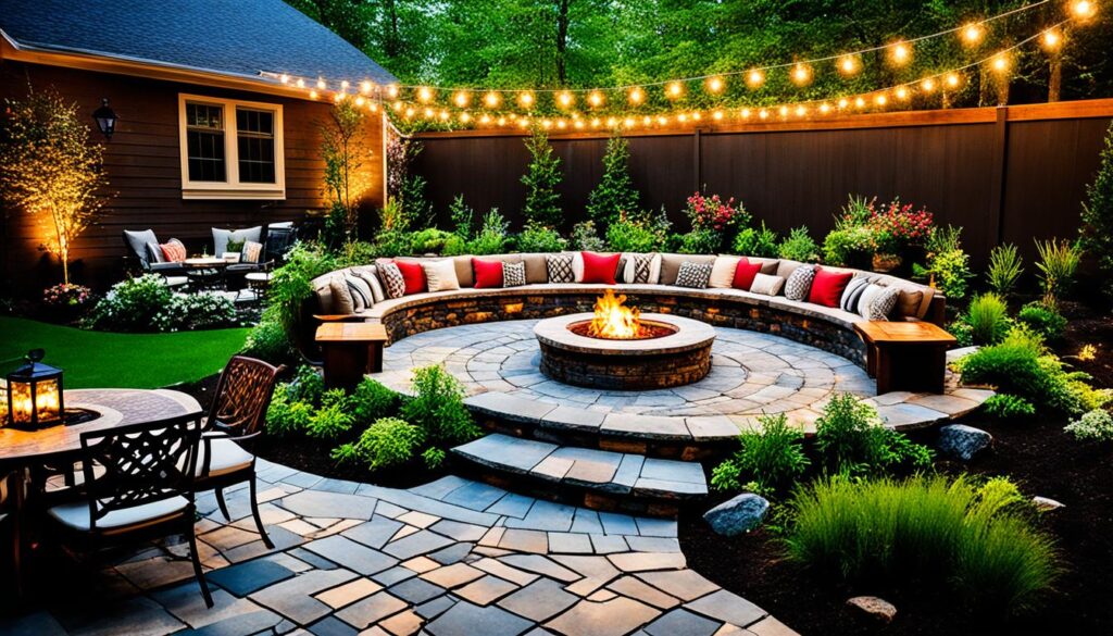 Warm Up Your Backyard: Landscaping Ideas Fire Pit