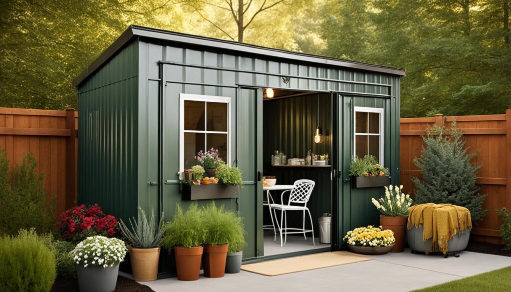 Metal Shed Makeover Ideas for Your Backyard