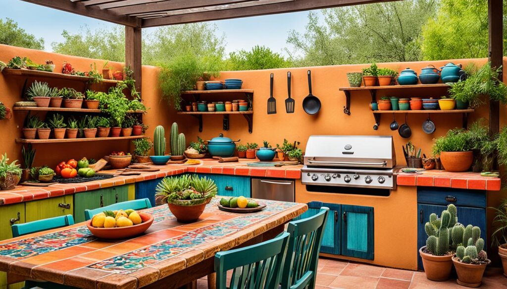 Mexican Outdoor Kitchen Ideas for Vibrant Dining