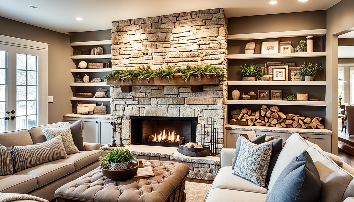 Off-Center Fireplace Design Ideas for Cozy Spaces