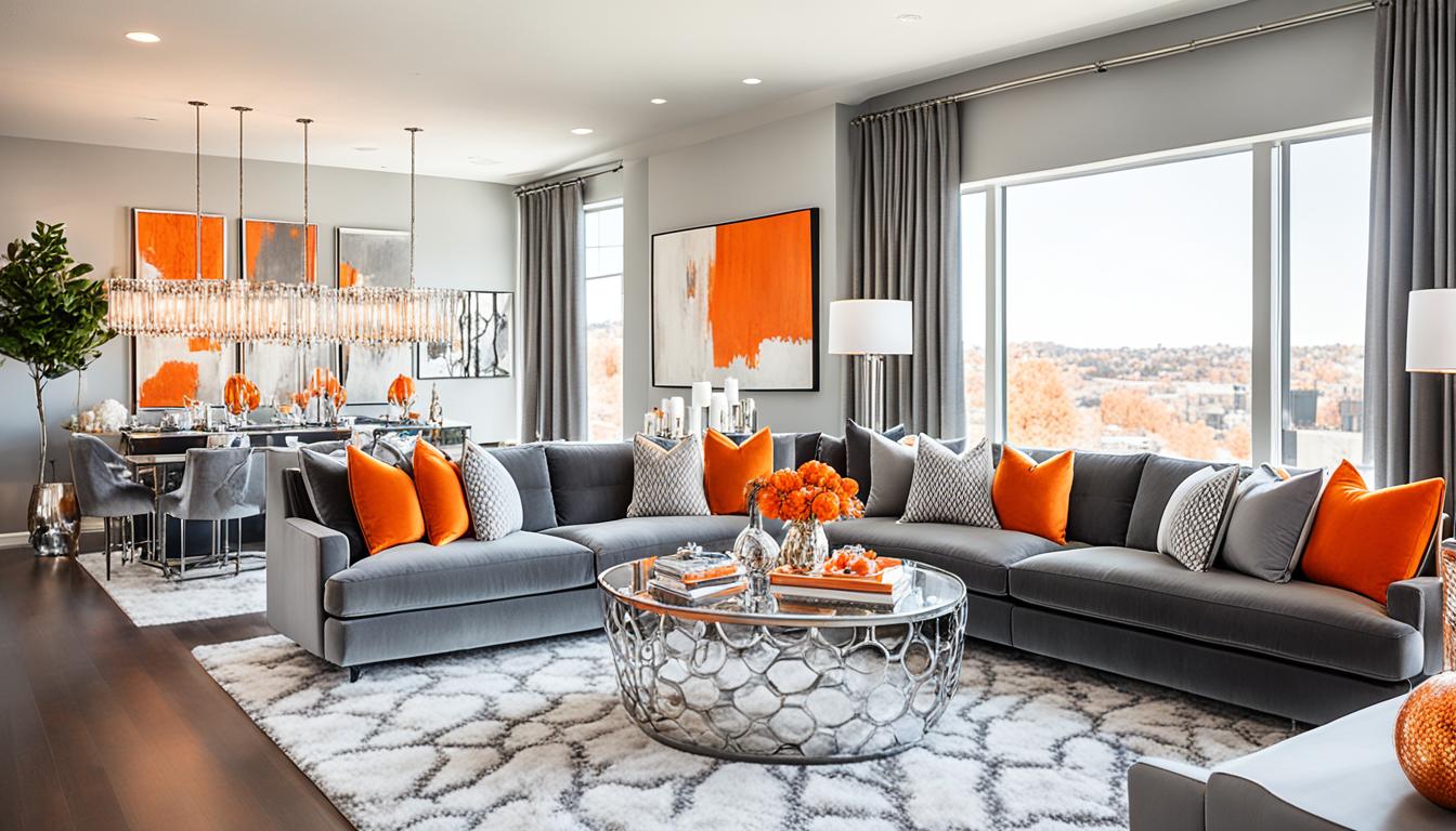 Orange and Grey Living Room Ideas to Inspire You
