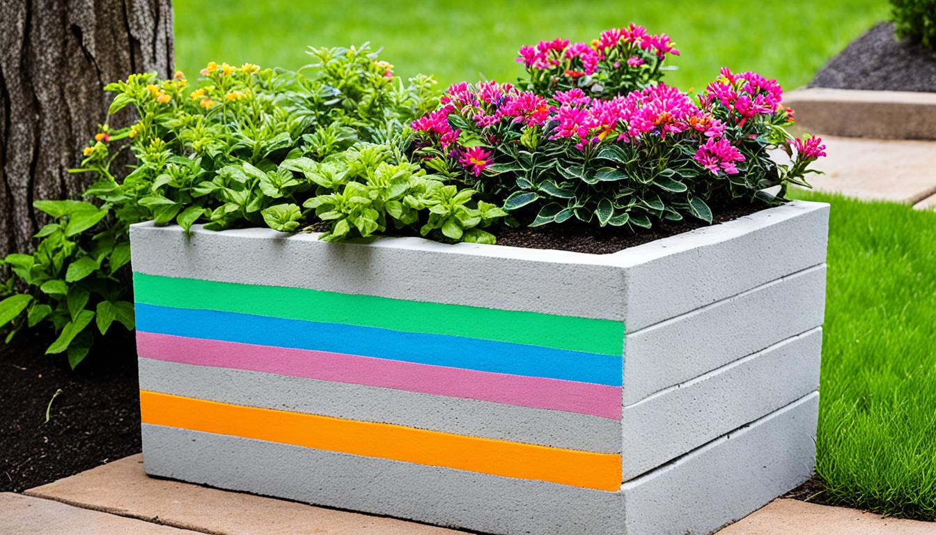 Colorful Cinder Block Garden Projects I Love
