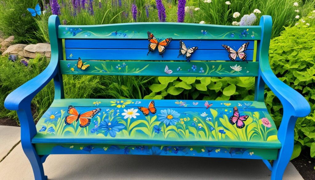 Creative Painting a Bench Ideas for Your Garden