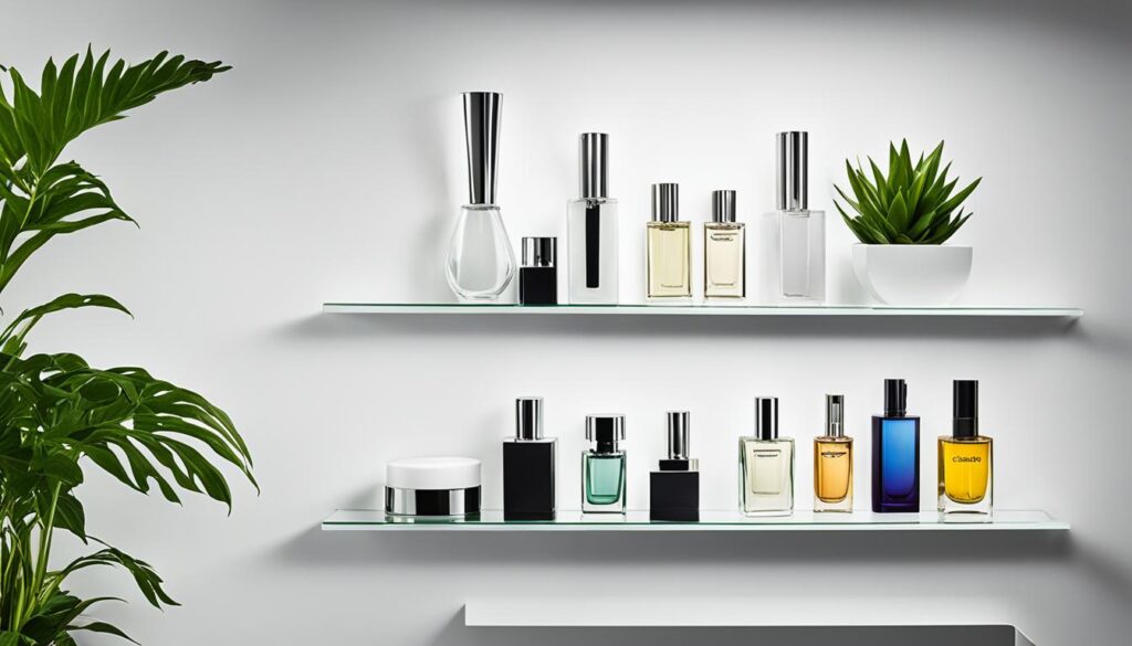 Creative Perfume Shelf Ideas for Chic Displays