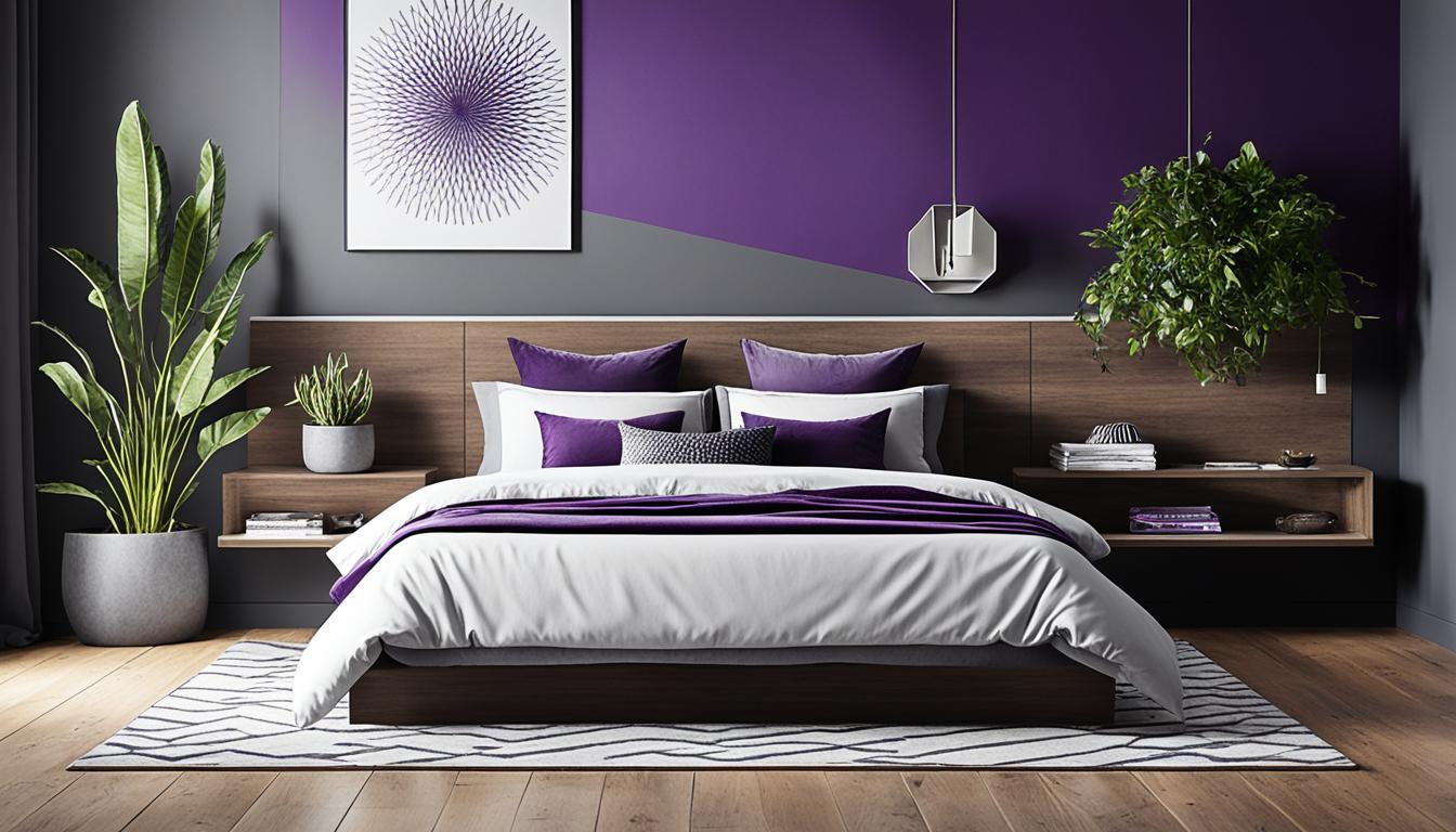 Chic Purple and Gray Bedroom Ideas for Modern Homes