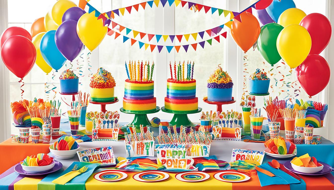 Colorful Rainbow High Birthday Party Tips