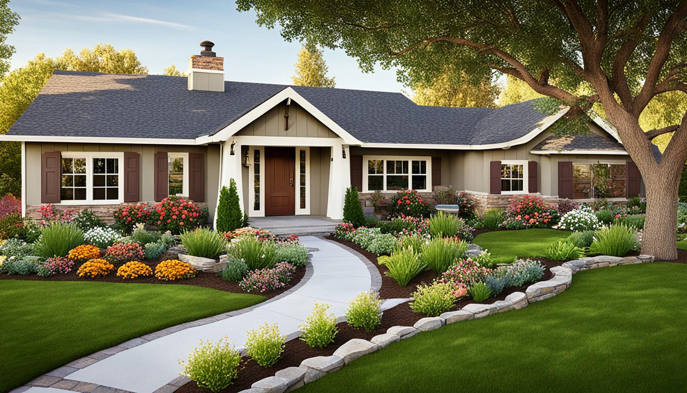 Charming Ranch Home Landscape Ideas for Curb Appeal