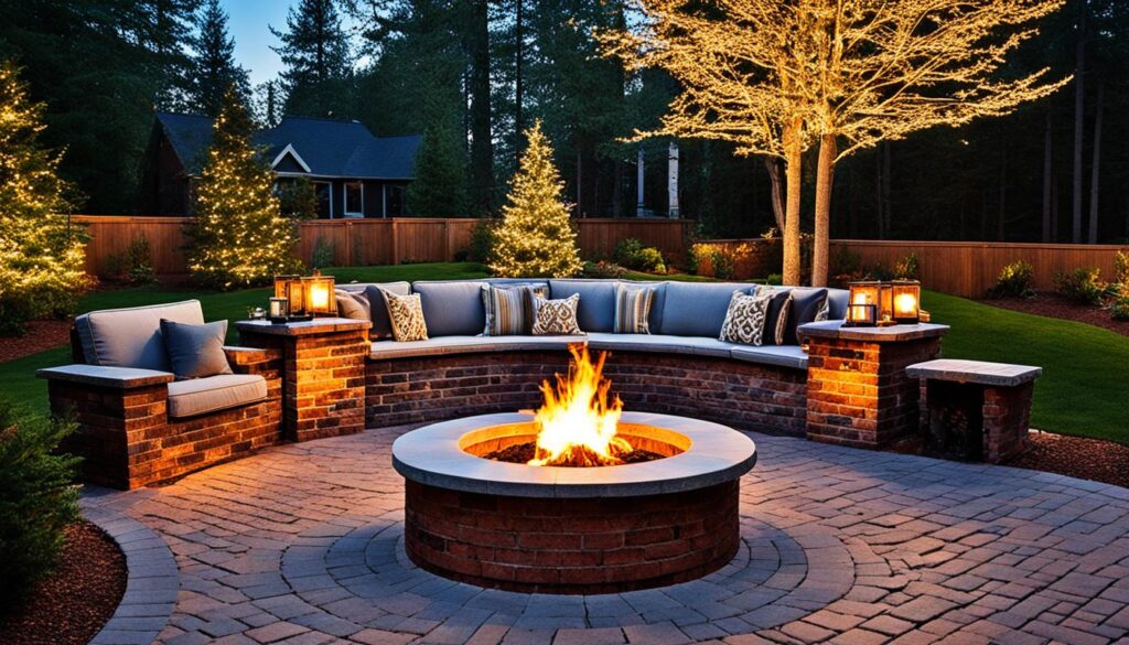 Warm Red Brick Fire Pit Designs for Cozy Nights