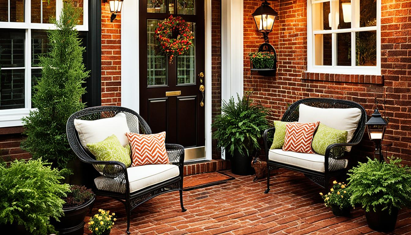 Red Brick House Front Porch Ideas for Cozy Charm