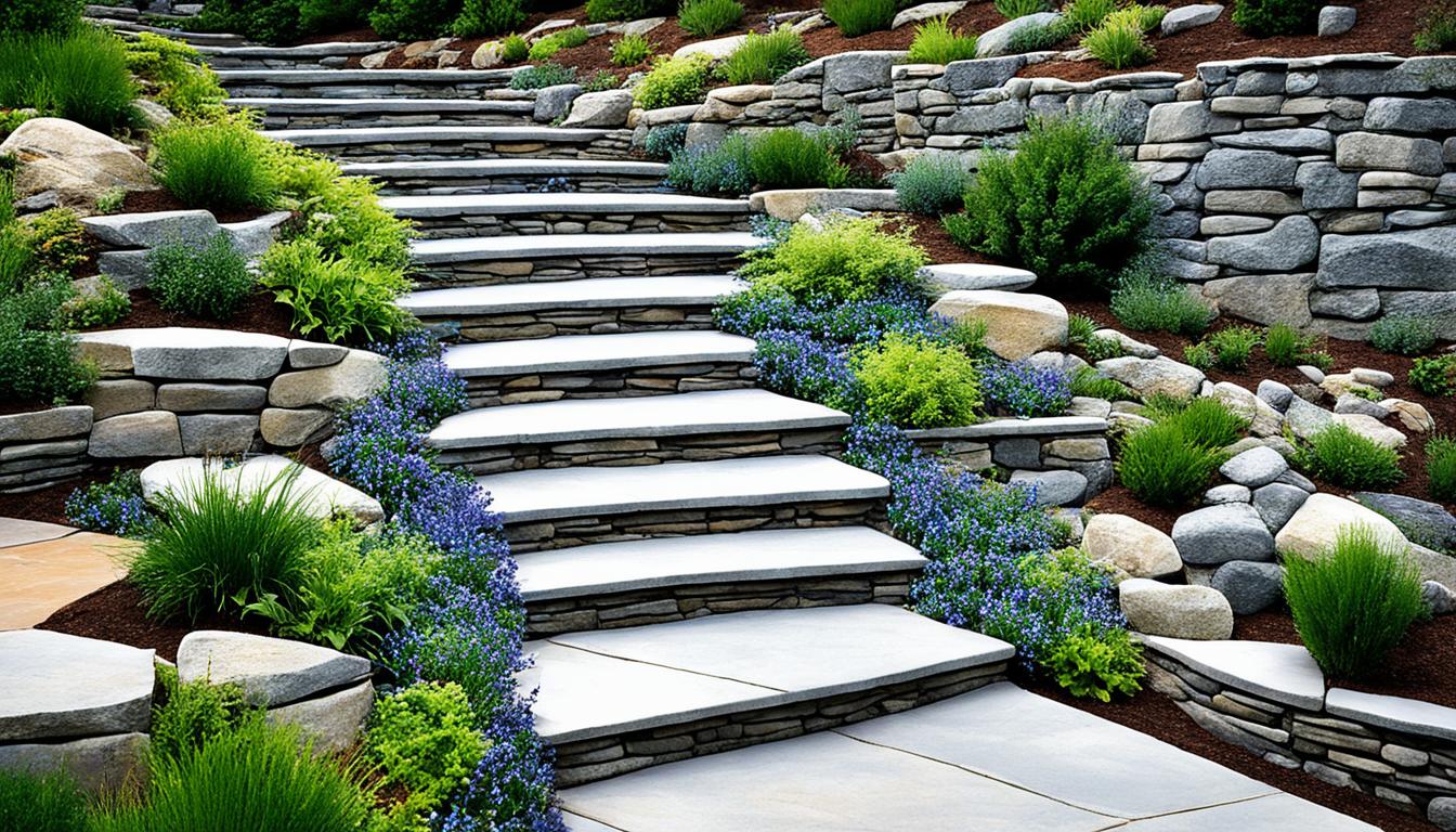 Creative Retaining Wall Stairs Ideas for Your Yard