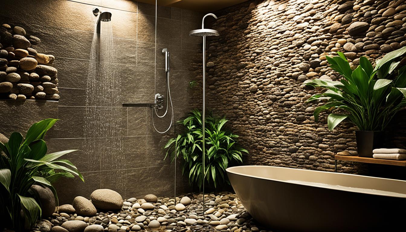 River Rock Shower Floor Ideas for Your Bathroom