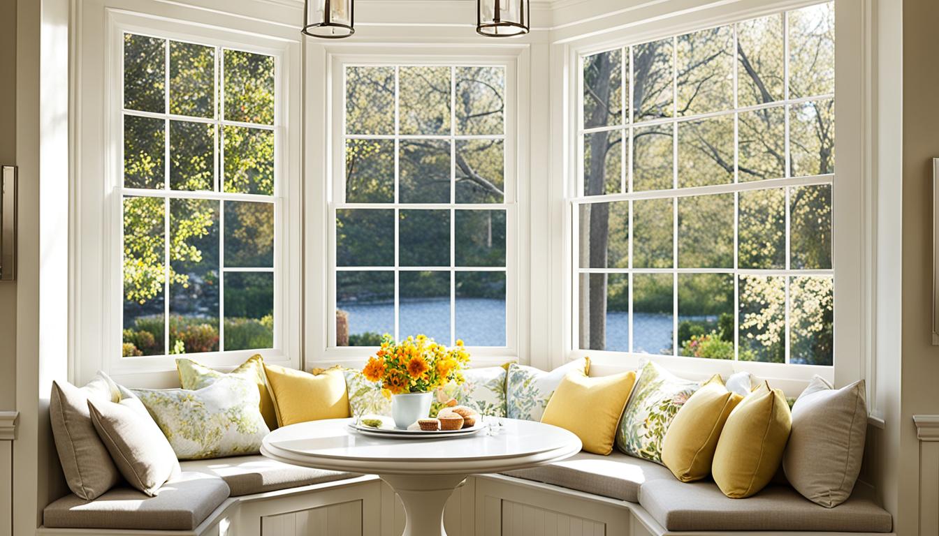 Cozy Small Bay Window Breakfast Nook Ideas
