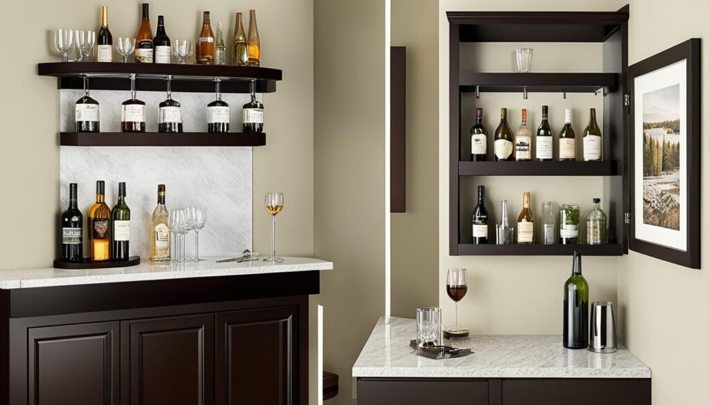 Chic Small Dry Bar Ideas for Your Home Oasis