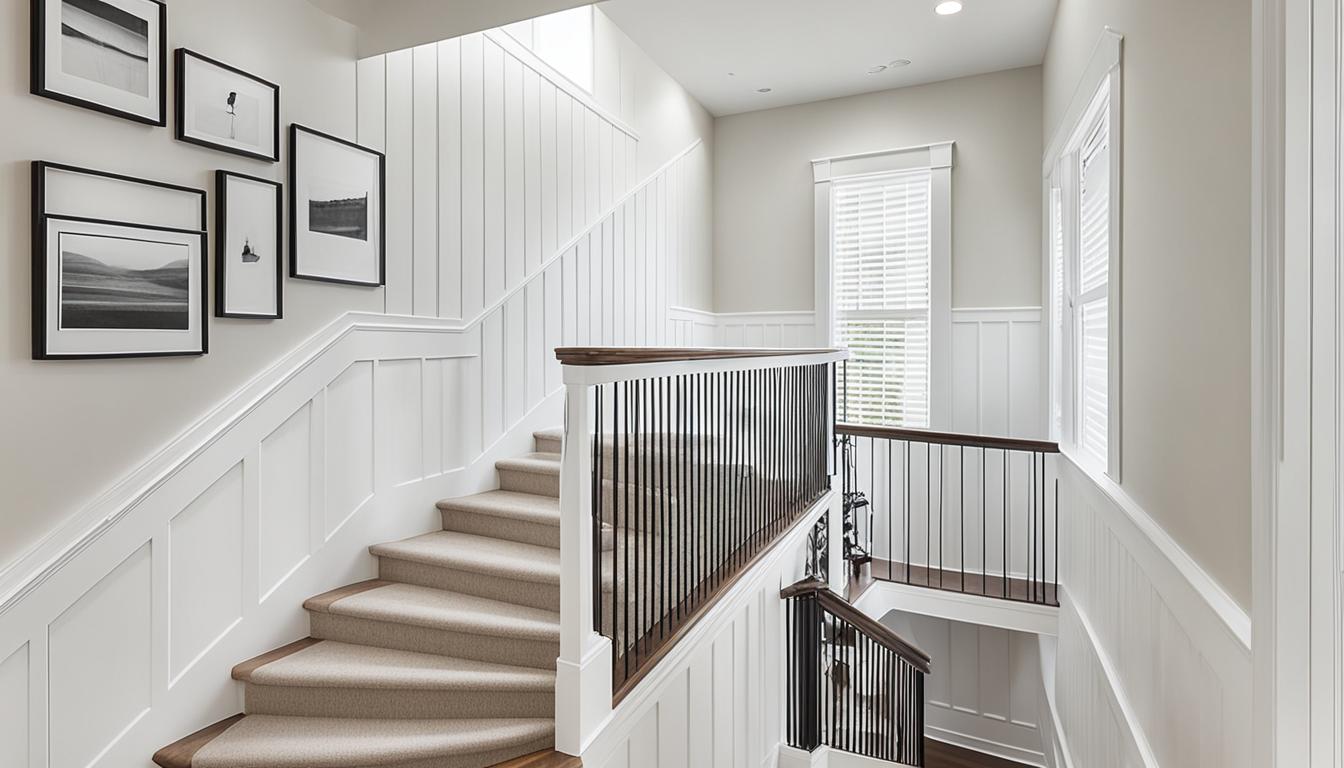 Staircase Wall Molding Ideas for Chic Interiors