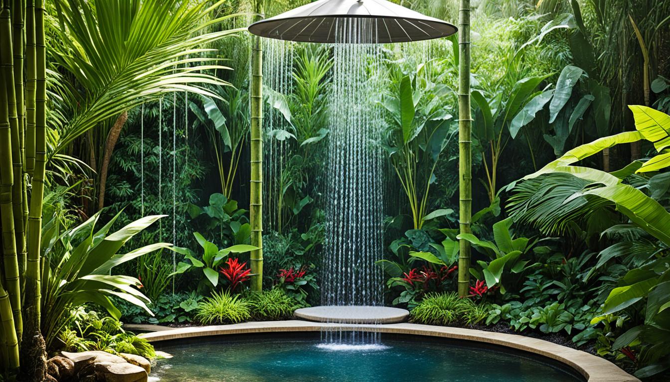 Refreshing Tropical Outdoor Shower Ideas